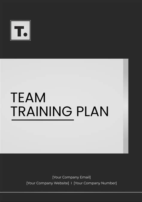 Free Team Training Plan Template Edit Online And Download