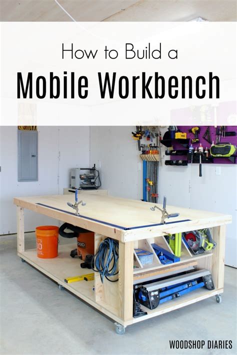How To Build A Diy Mobile Workbench 3 In1 Storage Outfeed Assembly