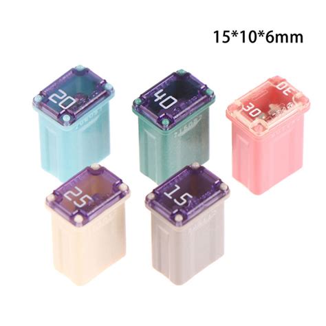 Baoda Christmas T Mini Square Fuse 15a 20a 25a 30a 40a Pec Automotive Car Fuse Tube