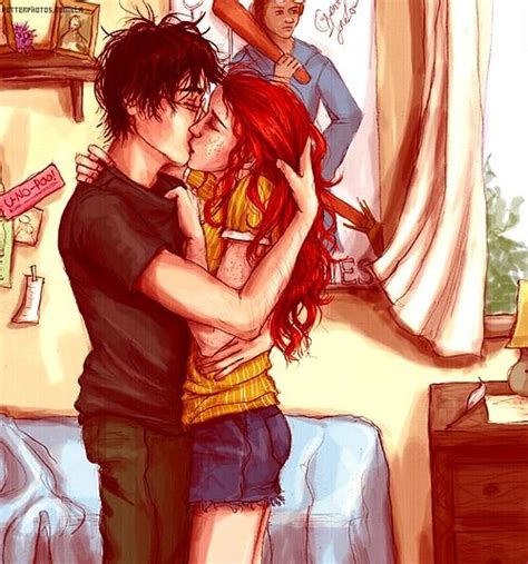 Harry Og Ginny Kiss Fan Art