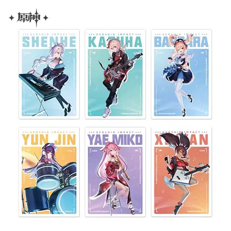 พร้อมส่ง โปสการ์ด Genshin Impact Concert 2022 ของแท้ Shopee Thailand