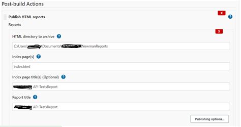 Unable To Create Htmlextra Reports Using Jenkins In Specific Folder Help Hub Postman Community