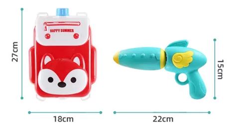 Mochila Infantil Pistola De Agua Juguete Playa De Verano MercadoLibre