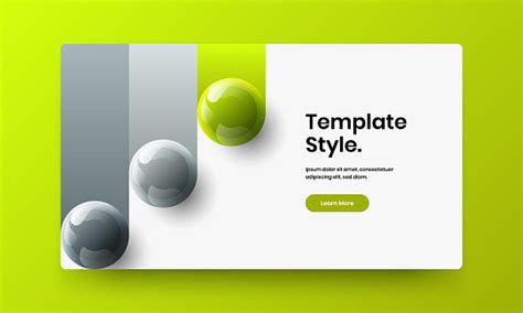 Tata Letak Desain Vektor Spanduk Geometris Template Plakat Bola