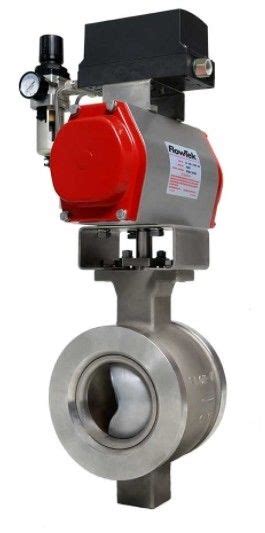 V Shape Notch Industrial Control Valves Flanged Segmented Ball Valve