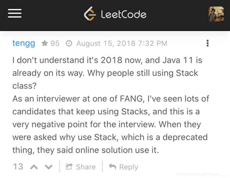 Java 程序员，别用 Stack？！工作中会用到stack类么 Csdn博客
