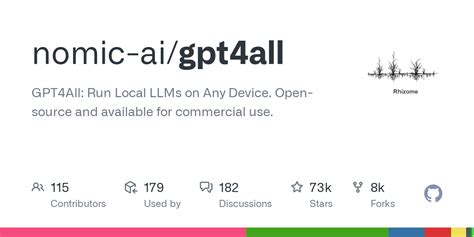 gpt4all at main · nomic ai gpt4all · github