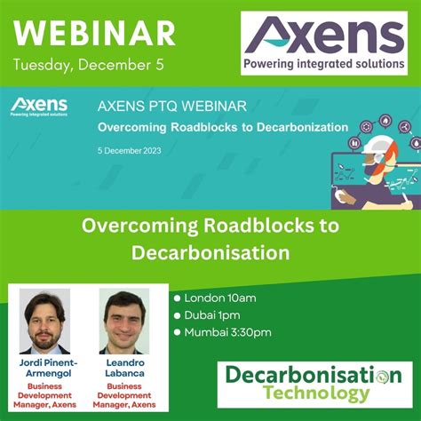 Webinar Decarbonus™ For Decarbonisation Decarbonisation Technology Posted On The Topic