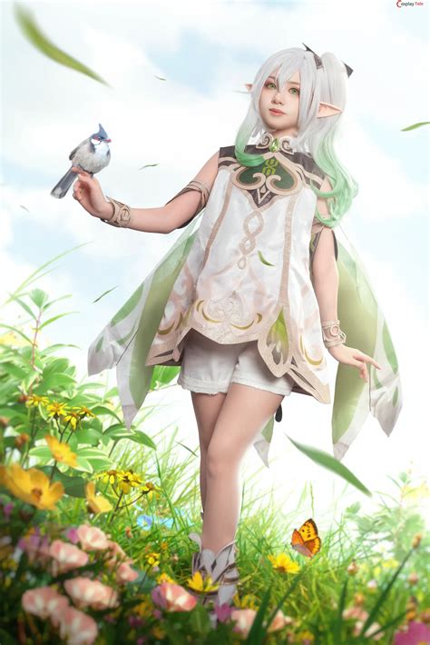 Nekokoyoshi 爆机少女喵小吉 Cosplay Nahida Genshin Impact 85 Photos And 2