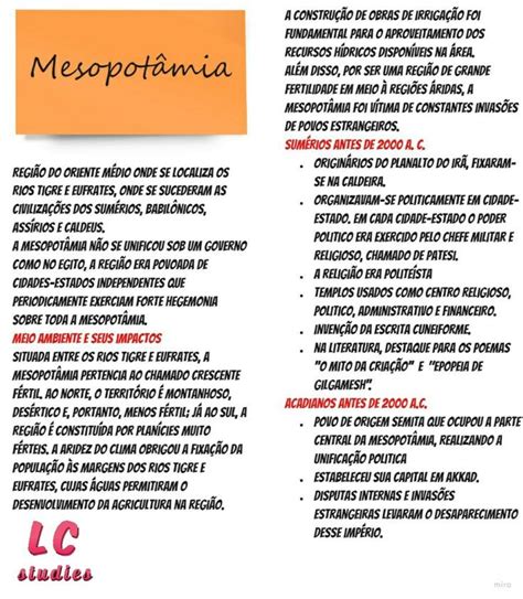 Desarrollo Del Esquema Historia De Mesopotamia Artofit