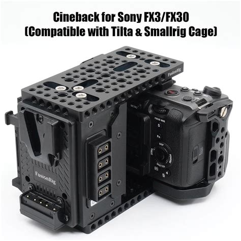 Ready Stock Fusionrig Cineback Extender For Sony Fx3fx30 Cinema Line
