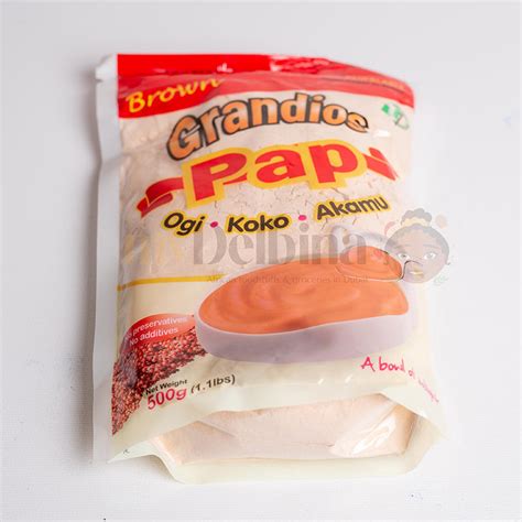 Grandiose Pap Brown Corn 500g African Foodstuffs In Dubai Mydelbina