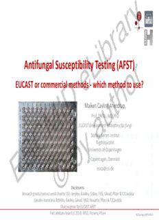 Antifungal Susceptibility Testing PDF