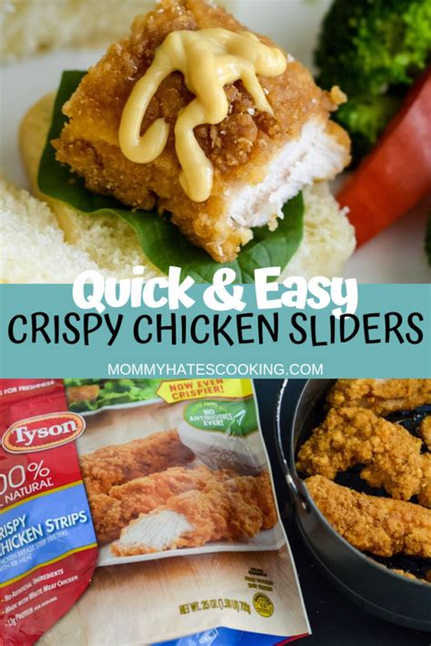 Easy Crispy Chicken Sliders Mommy Hates Cooking
