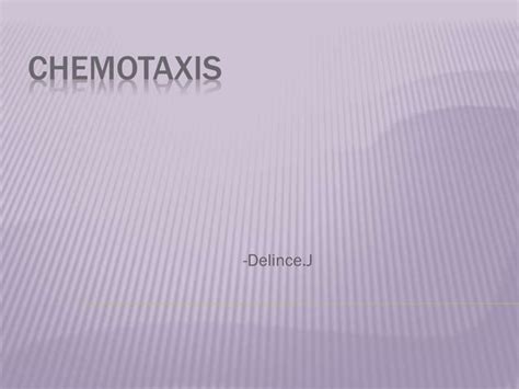 Chemotaxis Pptx