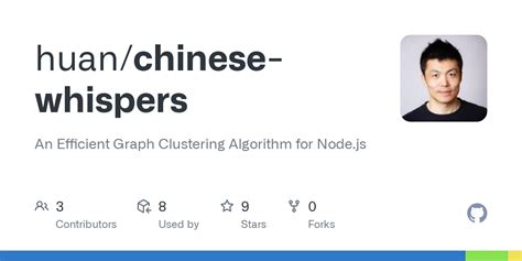 Github Huanchinese Whispers An Efficient Graph Clustering Algorithm