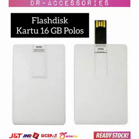 Jual Usb Card Flashdisk Usb Kartu 16gb Polos Tanpa Cetakan Jakarta Barat Dr Acc Tokopedia