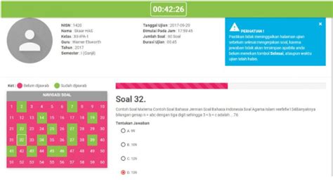Aplikasi Ujian Online Aplikasi Ujian Sekolah Berbasis Komputer USBK