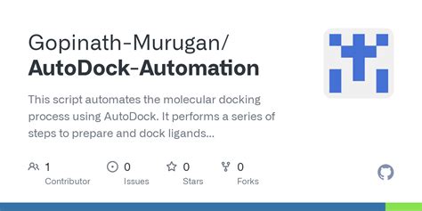 Github Gopinath Muruganautodock Automation This Script Automates