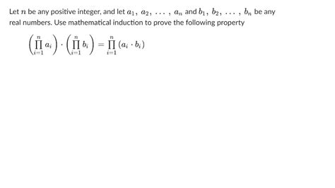 Solved Let N Be Any Positive Integer And Let Ai A Chegg