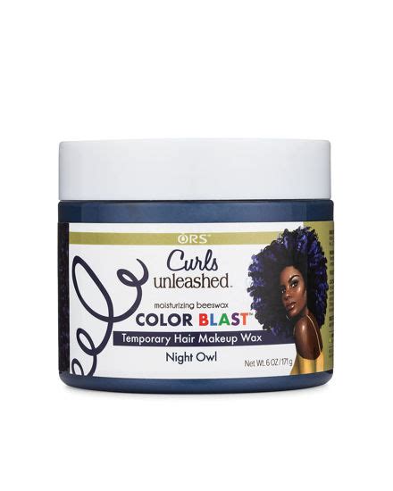 Getuscart Curls Unleashed Color Blast Hair Wax Temporary Curl Defining Wax Night Owl 6 0 Oz