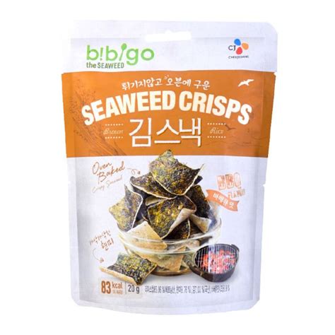 Buy Korean Seaweed Crisps Bbq Flavor 20g Cj Bibigo Asia Market