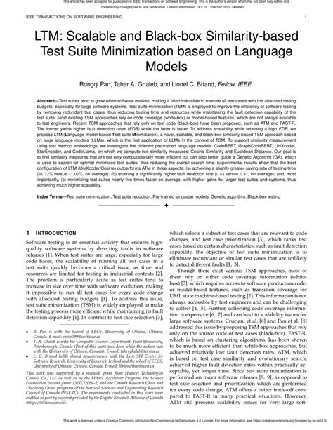 pdf ltm scalable and black box similarity based test suite