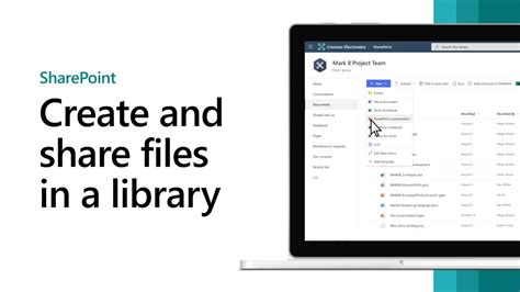 Sharepoint Guide Creating Uploading And Sharing Files In Library