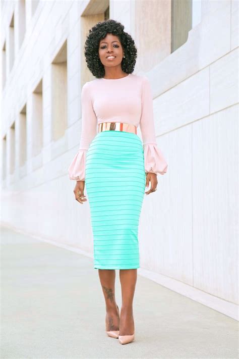 Bell Sleeve Top Ribbed Pencil Skirt Style Pantry Bloglovin