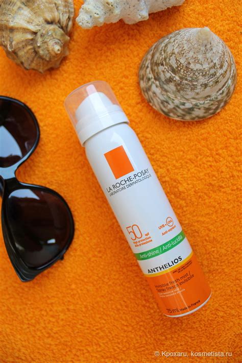 Anthelios матирующий спрей-вуаль для лица SPF 50 от La Roche-Posay ...