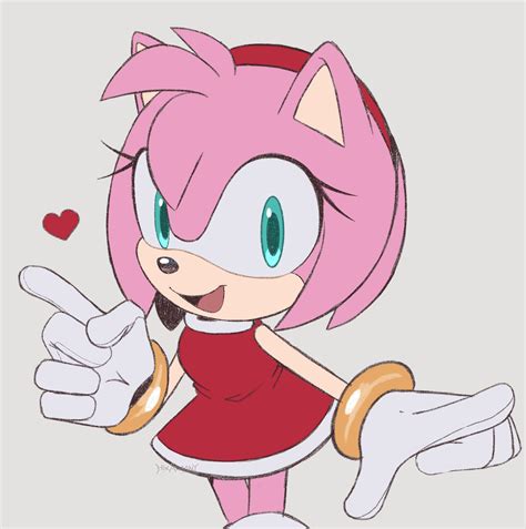 211611 Safe Artisthikariviny Amy Rose Sonic Hedgehog Mammal