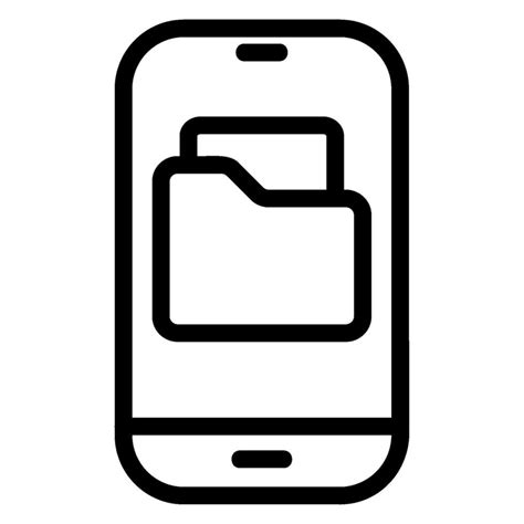 Folder Line Icon 26999915 Vector Art At Vecteezy
