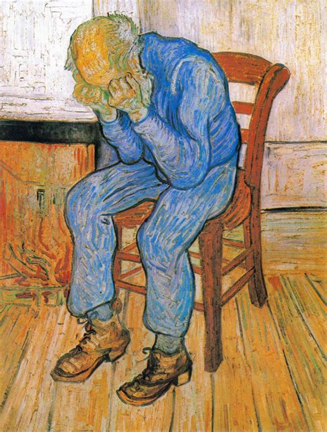 Anciano En Pena En Las Puertas De La Eternidad Vincent Van Gogh