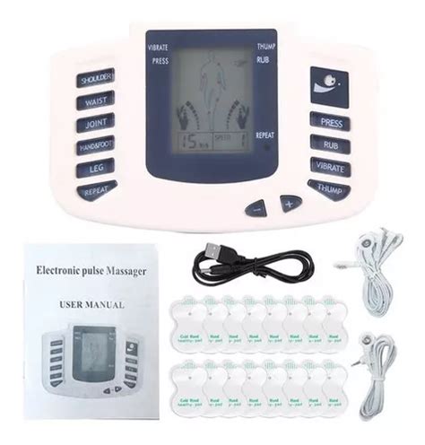 Corrente Russa Massagem Eletrodo Fisioterapia Tenes Musculos Cuotas
