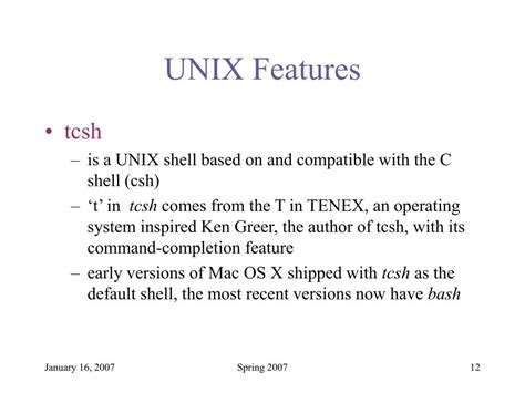 PPT UNIX Lecture PowerPoint Presentation Free Download ID