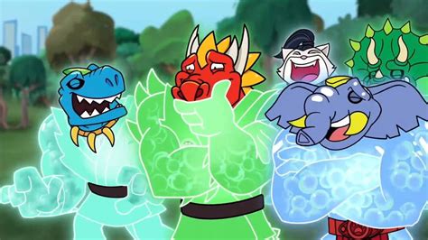 Heroes Goo Jit Zu Gang Laughing By Johndeereand On Deviantart