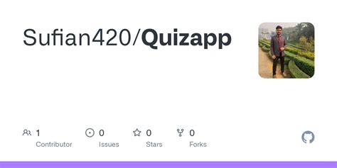 GitHub Sufian420 Quizapp