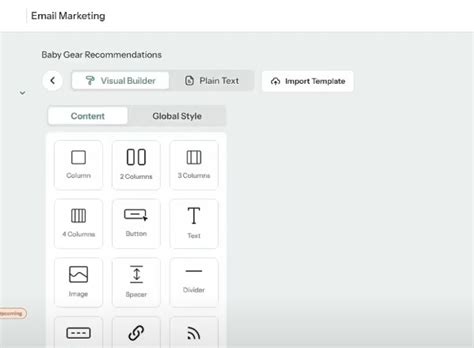 how to create and save email template in doplac crm