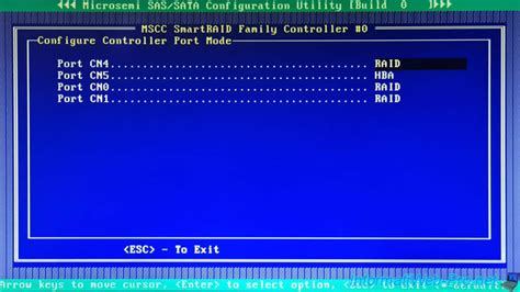 Presentation Of The Adaptec Configuration Utility Acu Of The Adaptec Smartraid 3154 8i8e