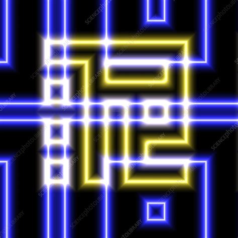 Abstract Circuits Illustration Stock Image F027 2020 Science Photo Library