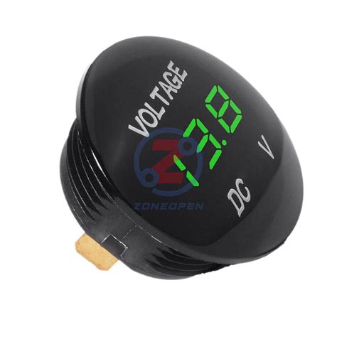 Led Panel Dc 12v 24v Digital Voltage Volt Meter India Ubuy