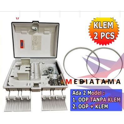 Jual ODP Kosongan 16 Core Kosong Box 16 Core Tiang Double Lock Kotak ODP 16C KLEM Kota