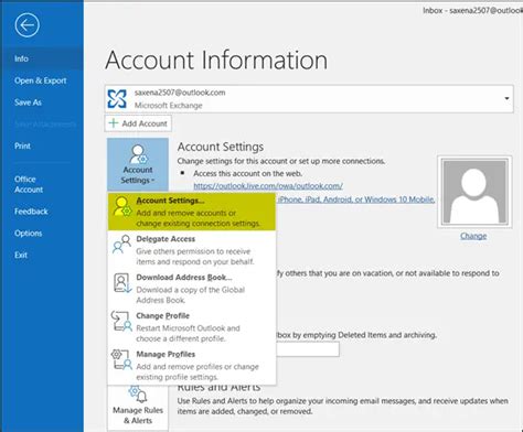 Outlook 365 Work Offline Setting Johnpolre