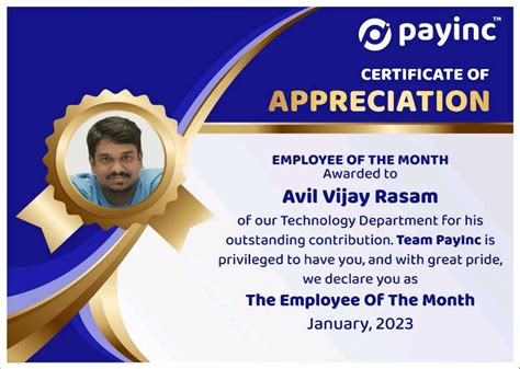 Payinc Private Limited On Linkedin Employeeofthemonth