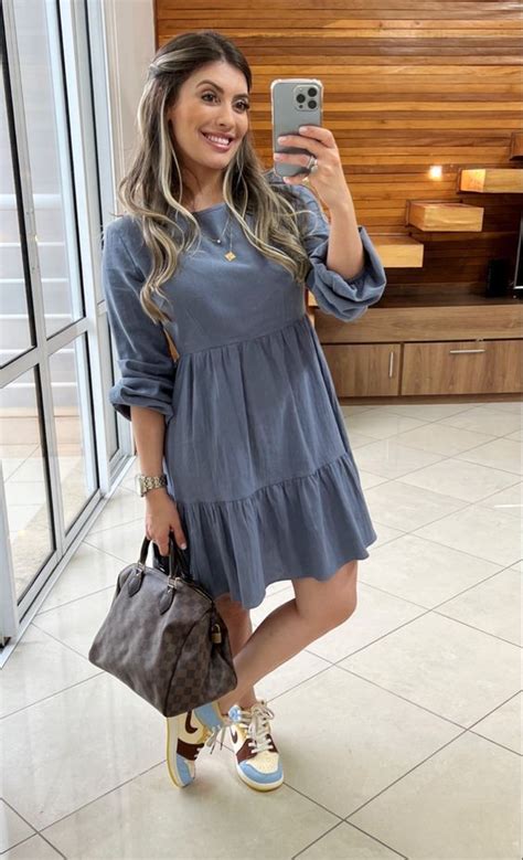 Formas De Usar Tenis Blancos Con Mucho Estilo Looks Look Vestido