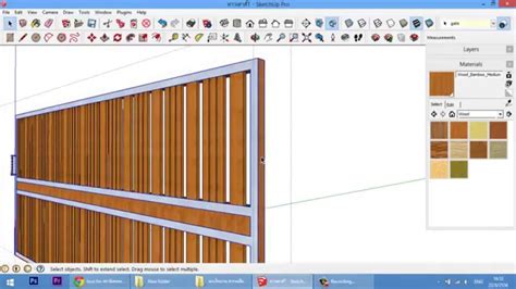 Drawing Gate เขียนแบบประตูรั้ว Youtube