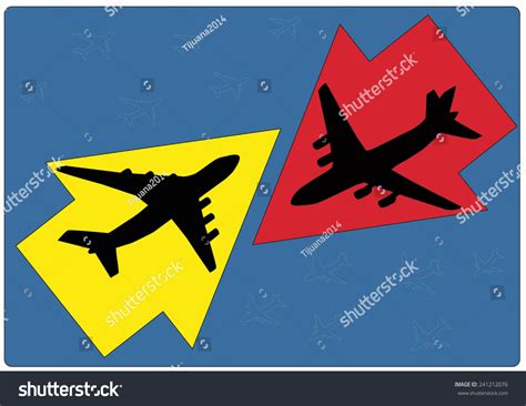 Airplane Collision Avoidance Over 6 Royalty Free Licensable Stock