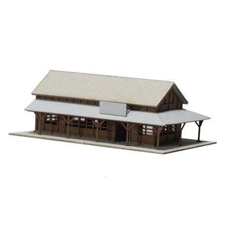 0053 Wooden Station Building Assembly Kit Z Scale