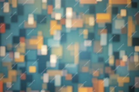 Premium Photo Blurred Mosaic Creative Censor Blur Effect Texture