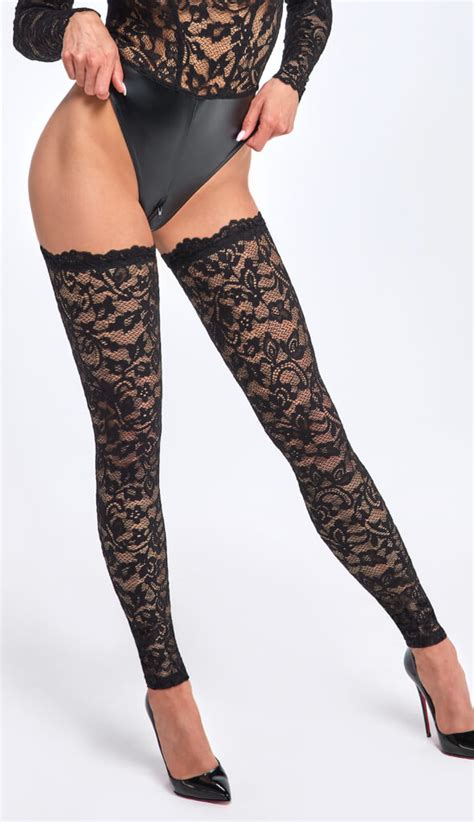 Black Woman Lace Stockings Misbehaved